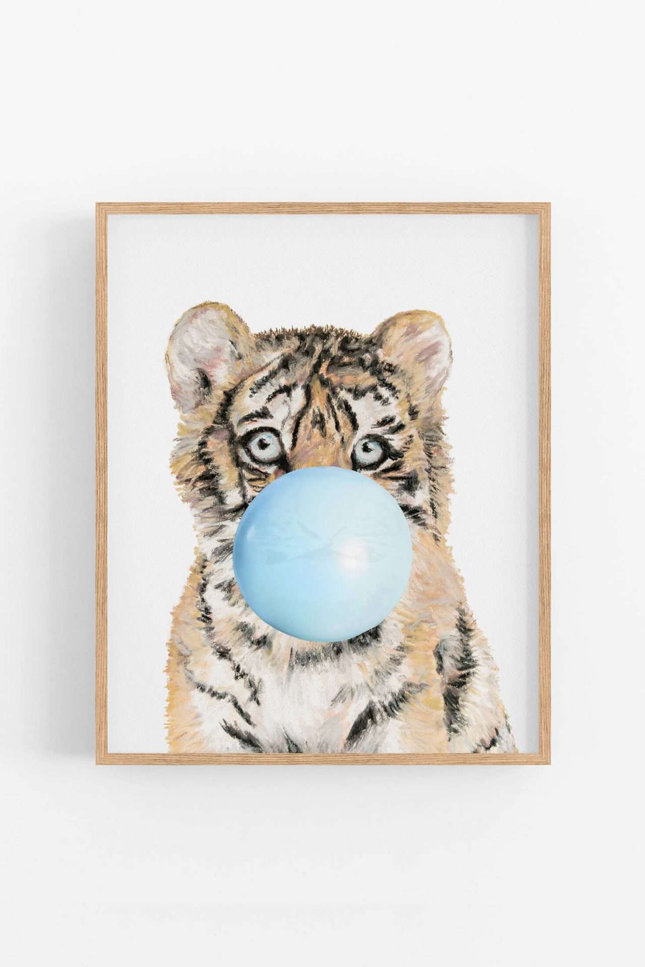 Bubblegum Animal Art Prints – Whimsical Nursery Decor by Danita Brooks ...